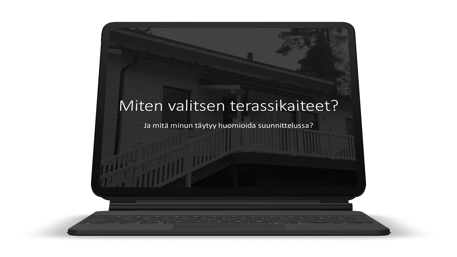 Terassiaidat ja terassikaiteet - Vinyylitalo.fi